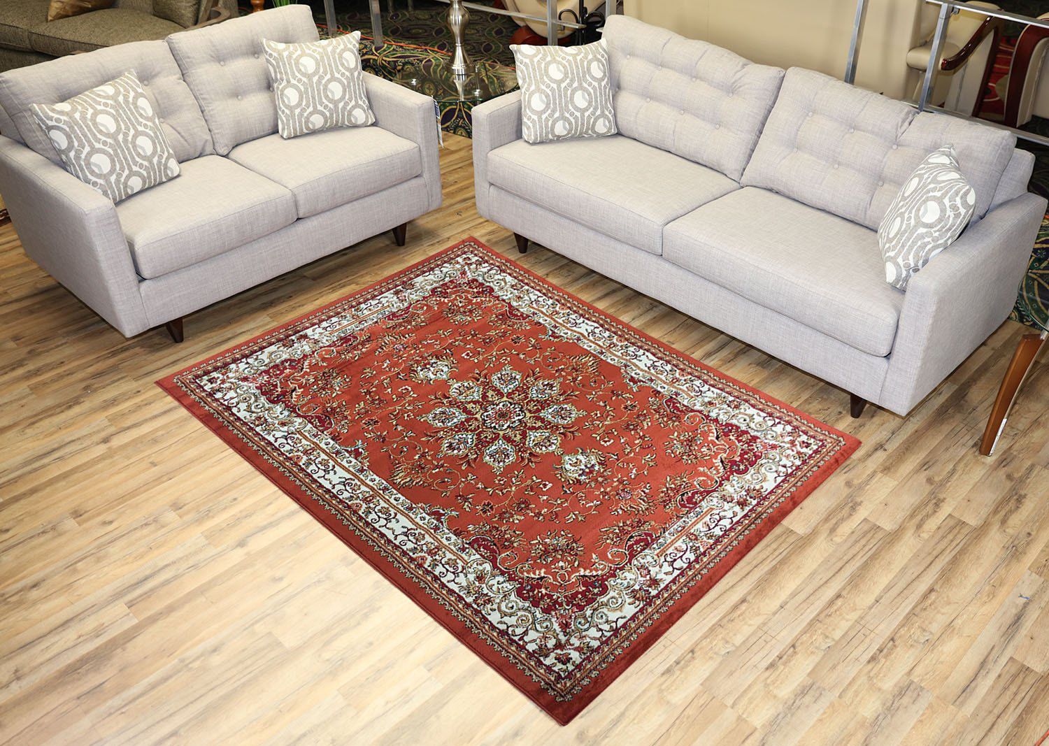 World Menagerie Penwortham Isfahan Persian Medallion Traditional 5 x 7 ...