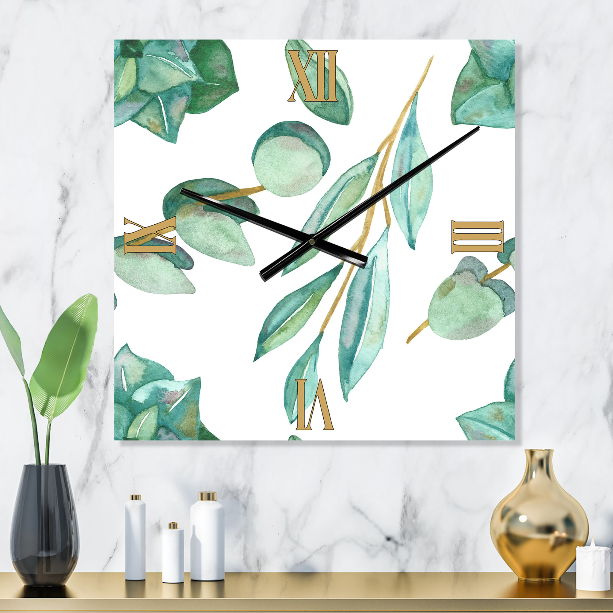 East Urban Home Young Eucalyptus Leaves and Branches III - Traditional ...