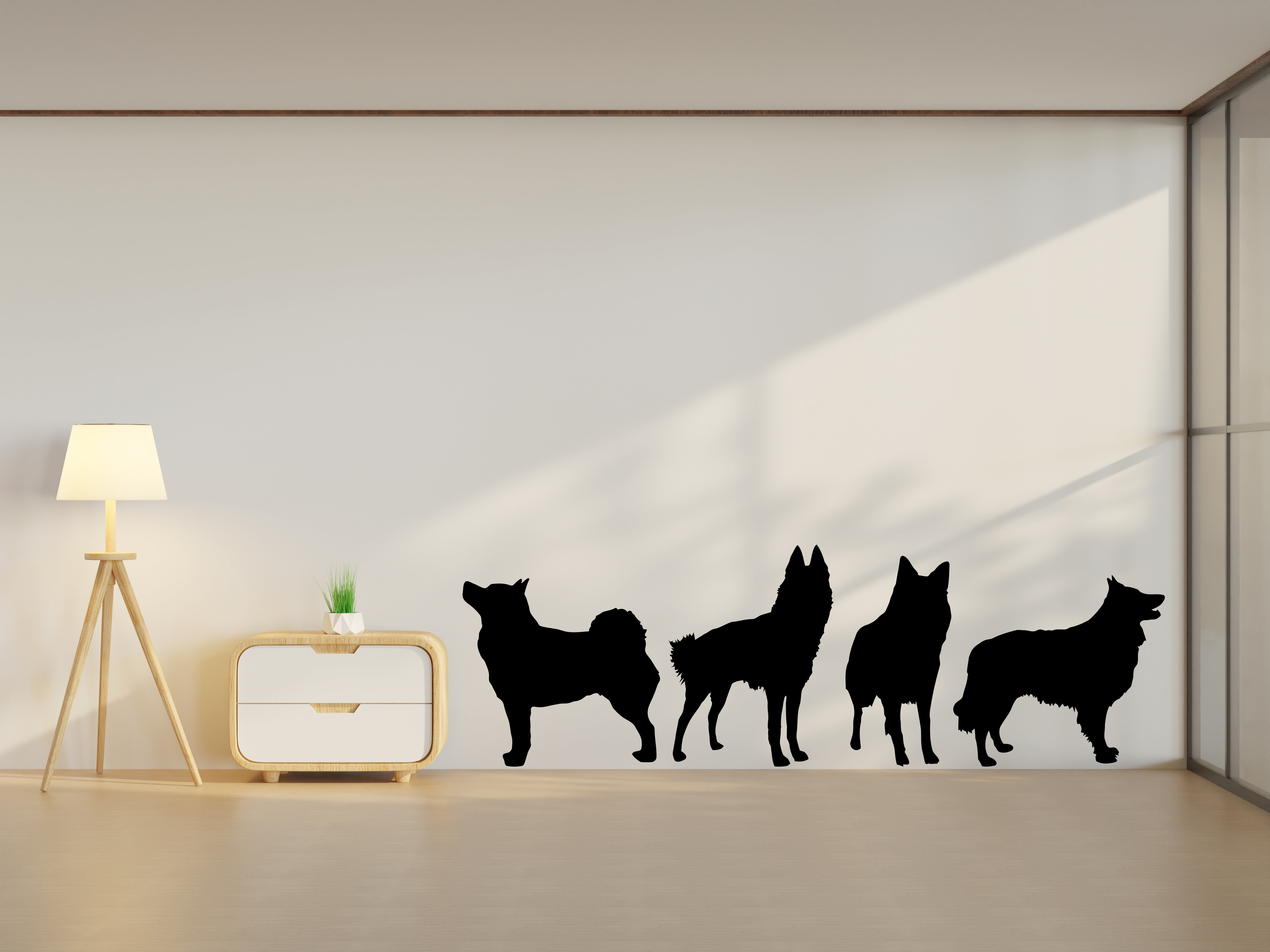 Lark Manor™ Dog Wall Decal Dog Decor Dog Kids Dog Wall Art Decal Dog Lover Animals Pet Wall ...