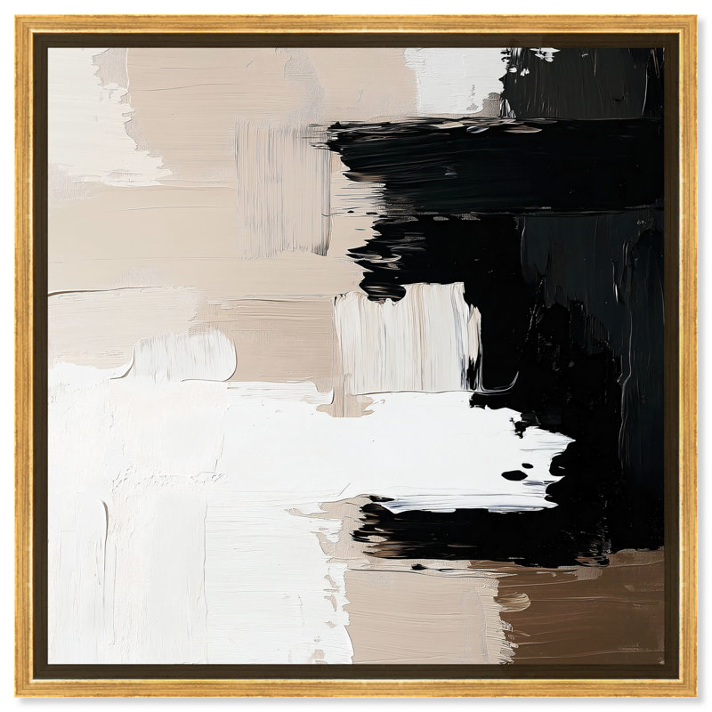 Art Remedy Neutral Ground Canvas Gemstone Abstract Art by Art Remedy ...