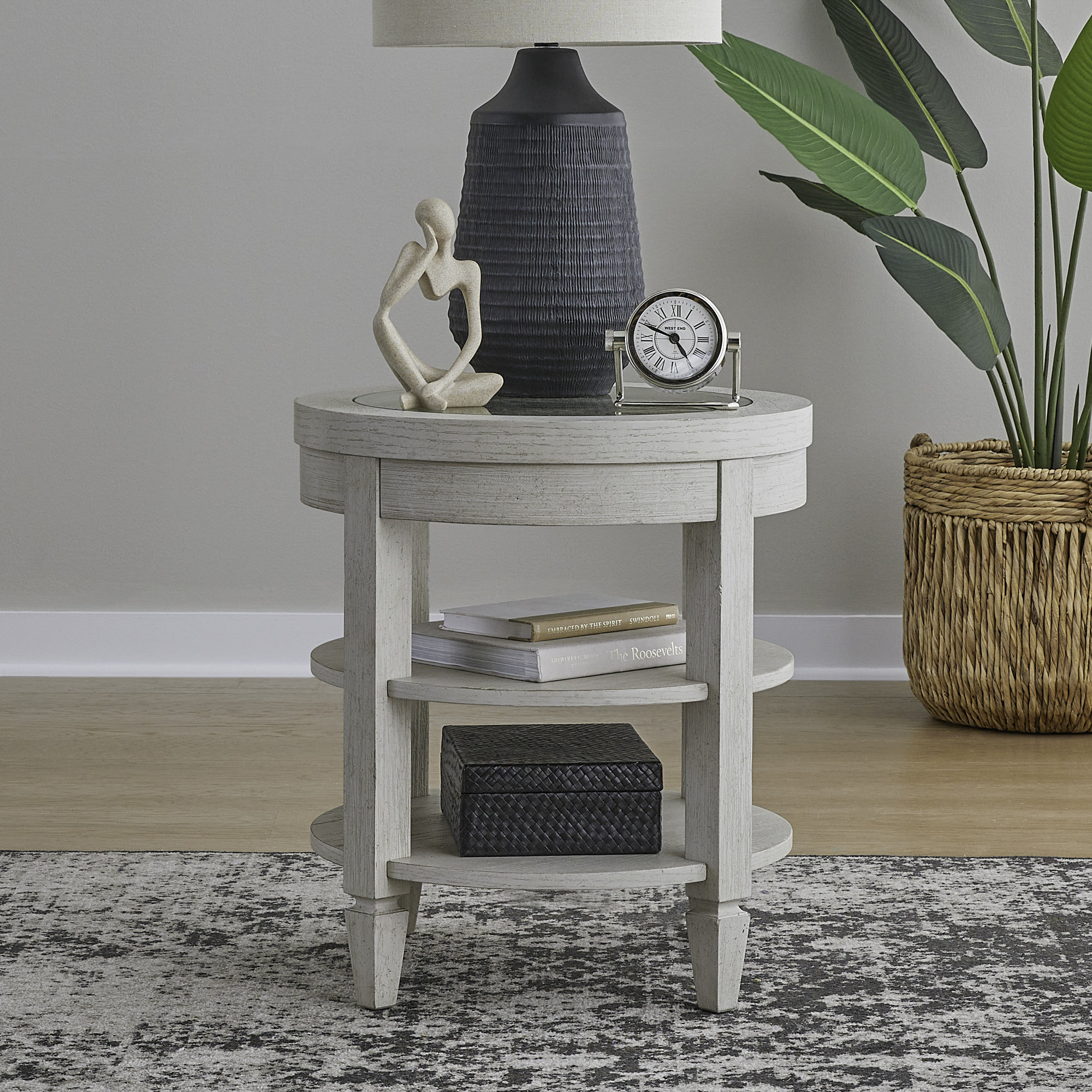 Red Barrel Studio® Windemere Round Chairside Table | Wayfair