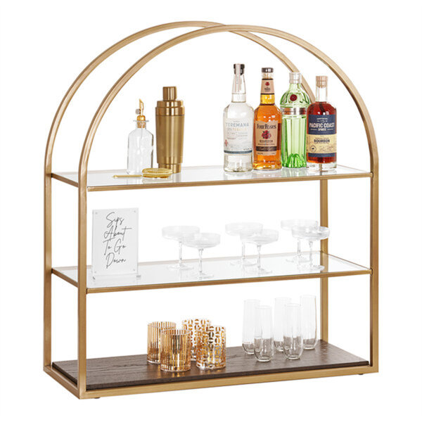 FixtureDisplays Cal-Mil Heritage 33 1/2" X 13 3/4" X 38 1/4" 3-Tier ...