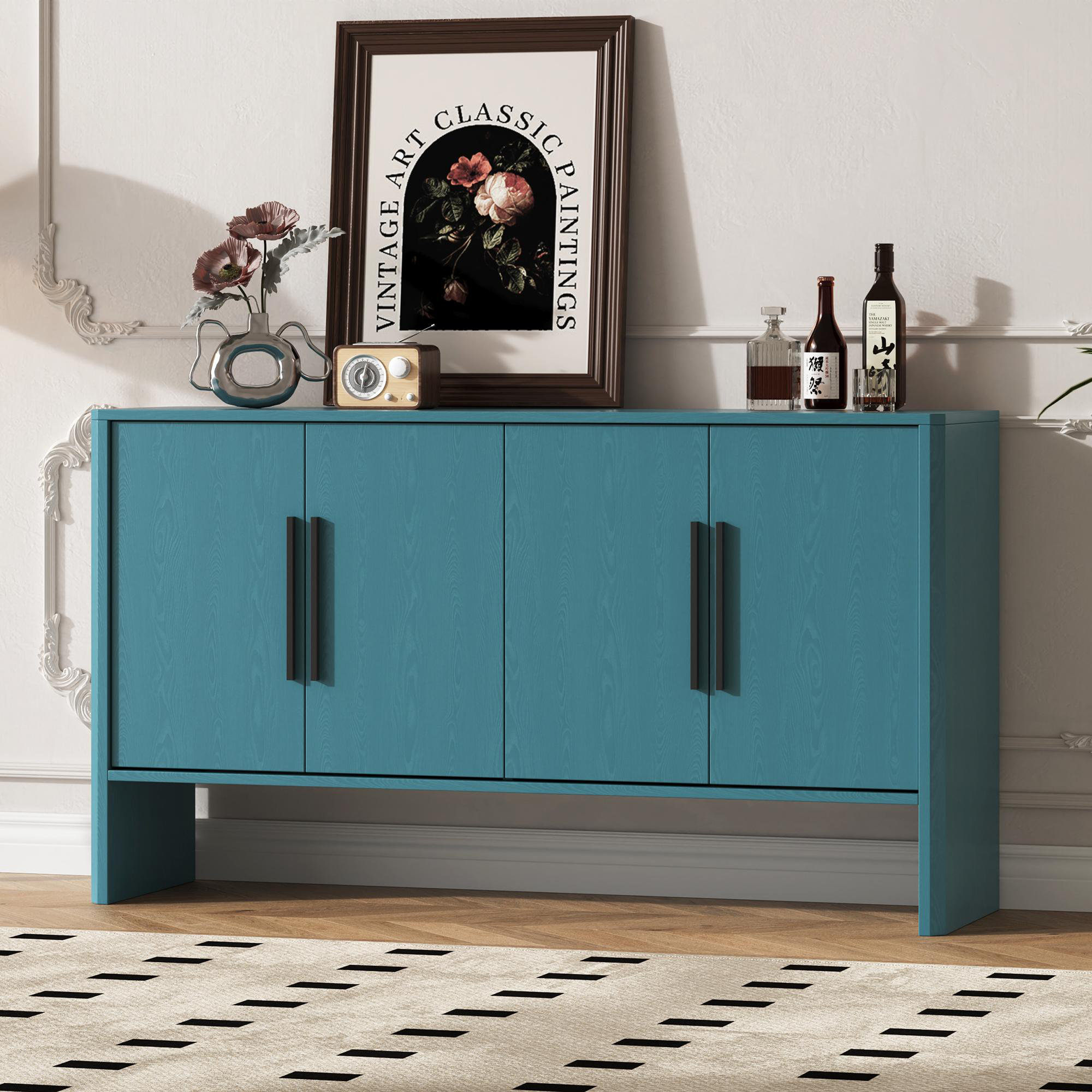 Latitude Run® Sideboard Buffet Cabinet with Storage, Retro Sideboard ...