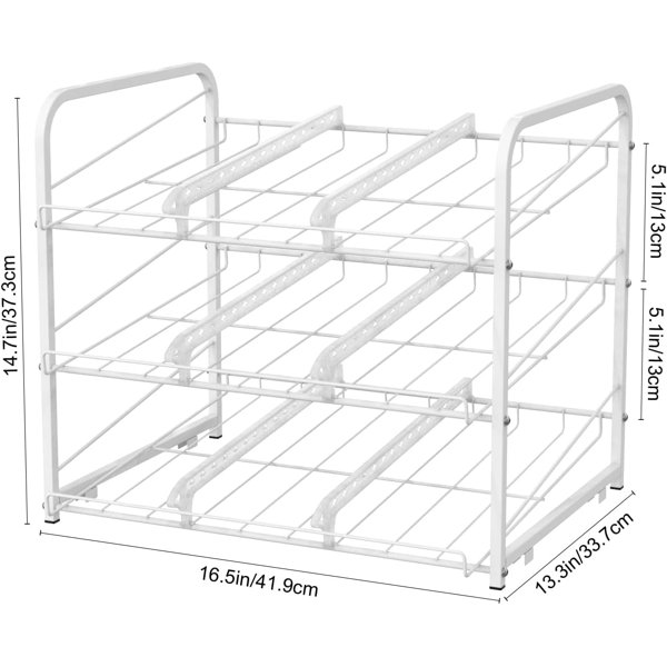 Rebrilliant Maeleah Metal Can Organizer | Wayfair