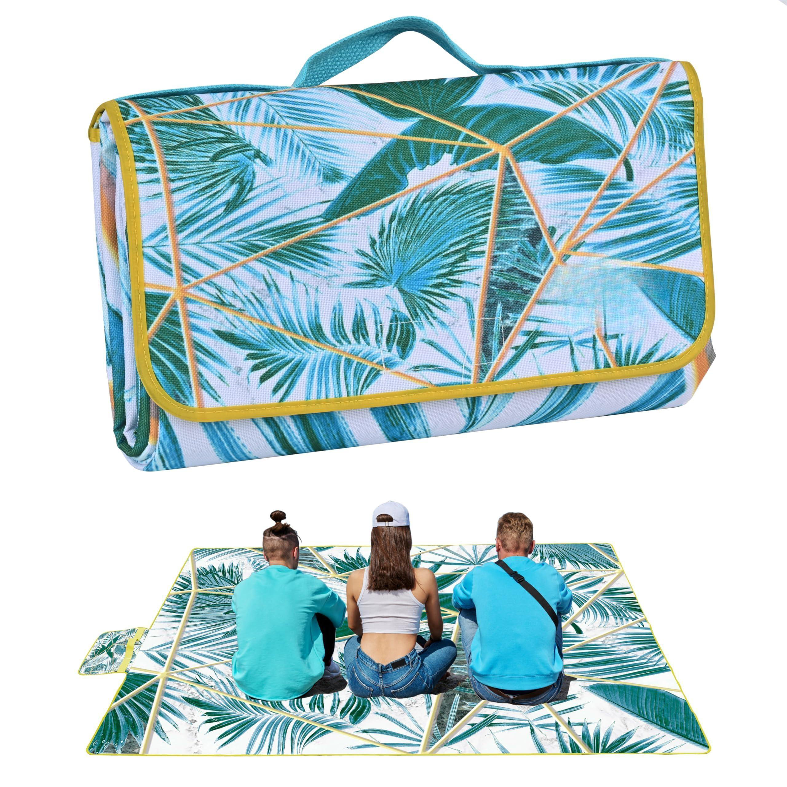 Bay Isle Home™ Picnic Blankets Outdoor Blanket, 59''X79'' Large Beach ...