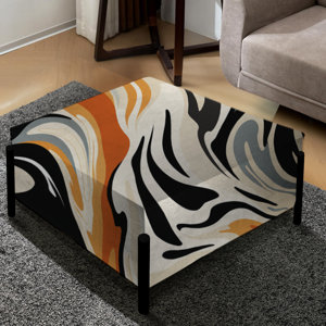 Design Art Beige And Brown Urban Abstract Safari - Geometric Large ...