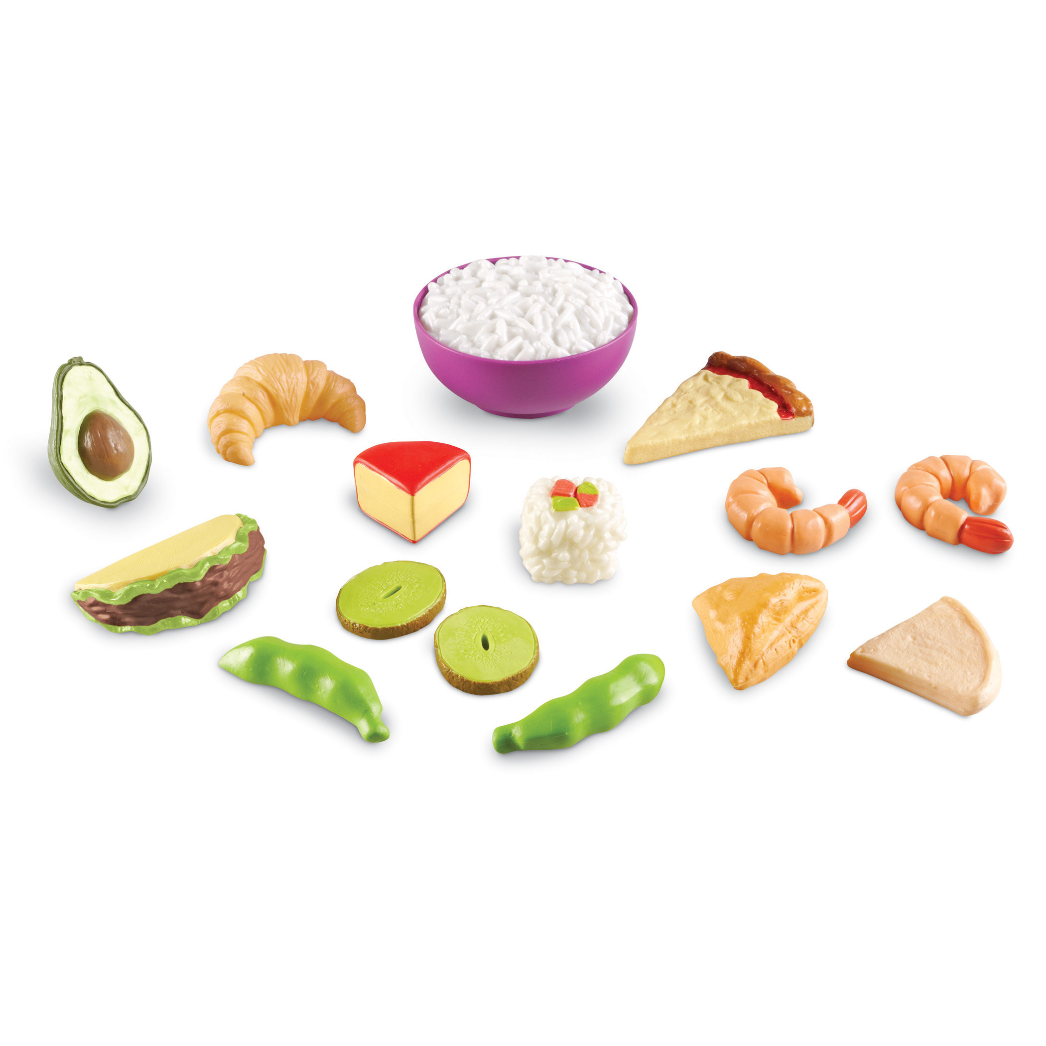 Learning Resources 15 Piece New Sprouts® Multicultural Food Set ...