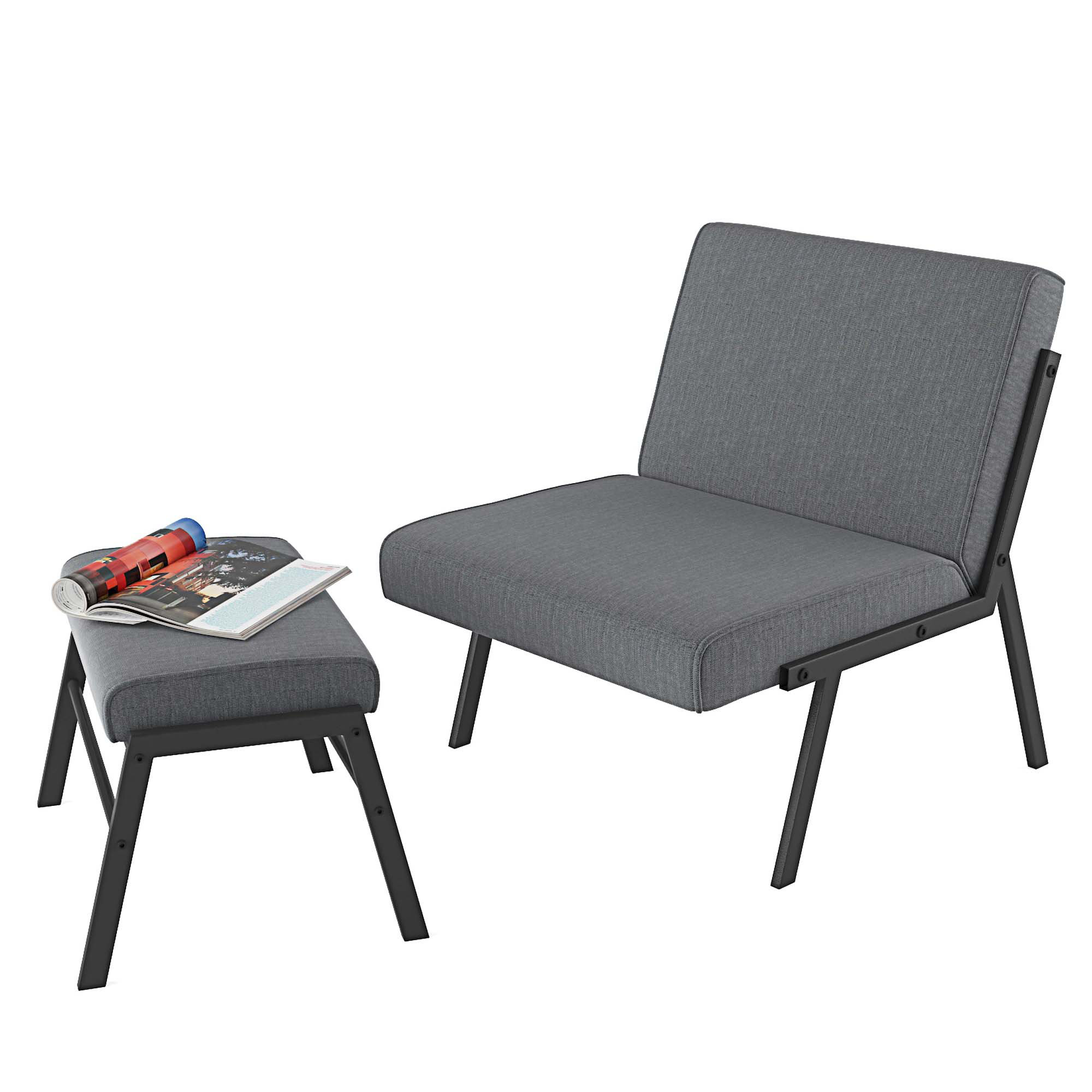 Ebern Designs Rustina 46.1'' Wide Side Chair | Wayfair