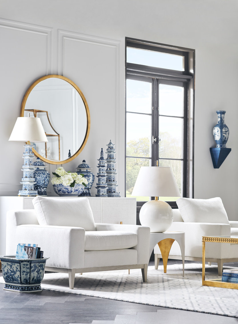 Chelsea House Blue/White 19" Porcelain Ginger Jar | Perigold