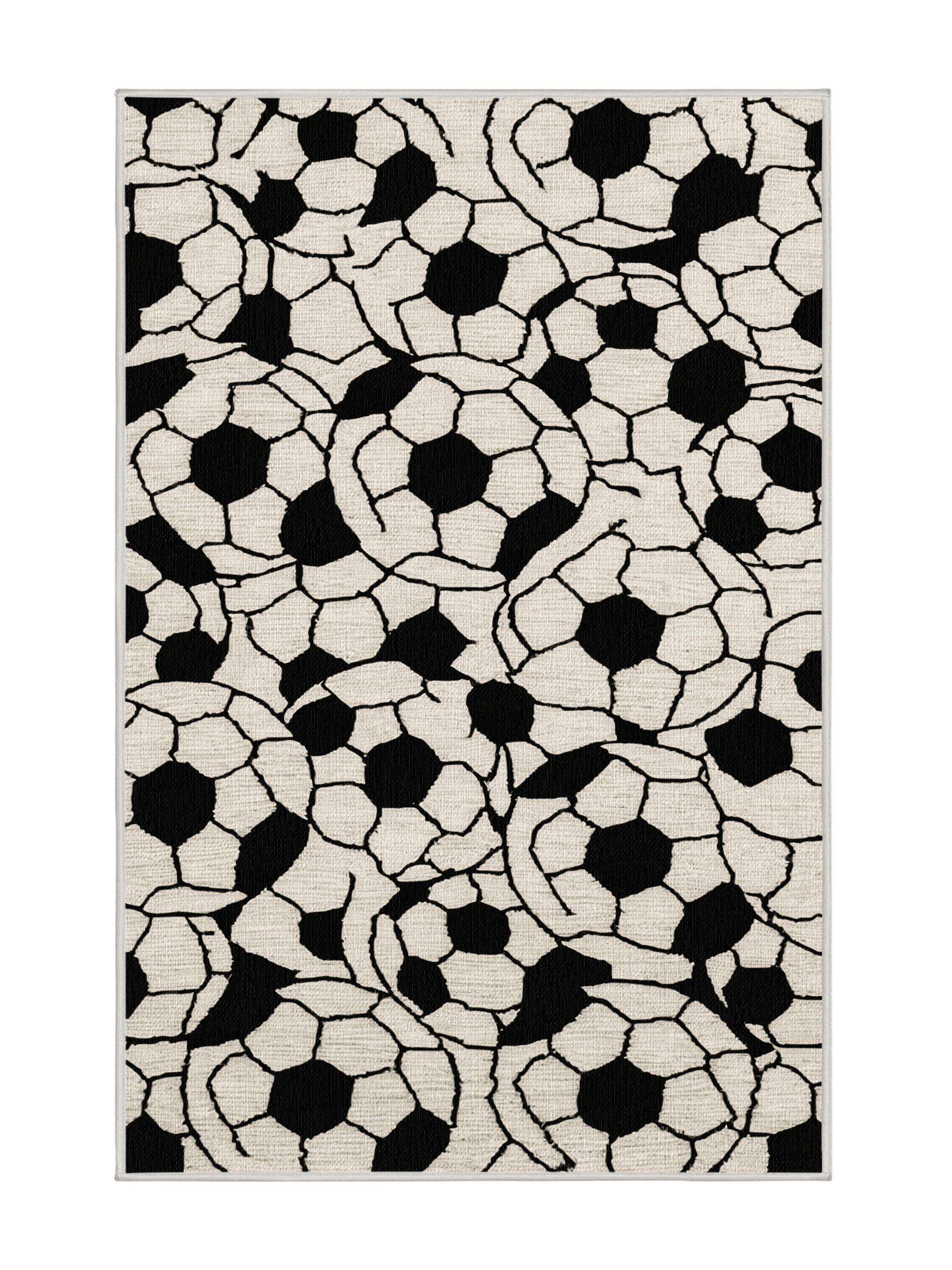 Hokku Designs Washable Soccer ball Sports Area Rug | Wayfair