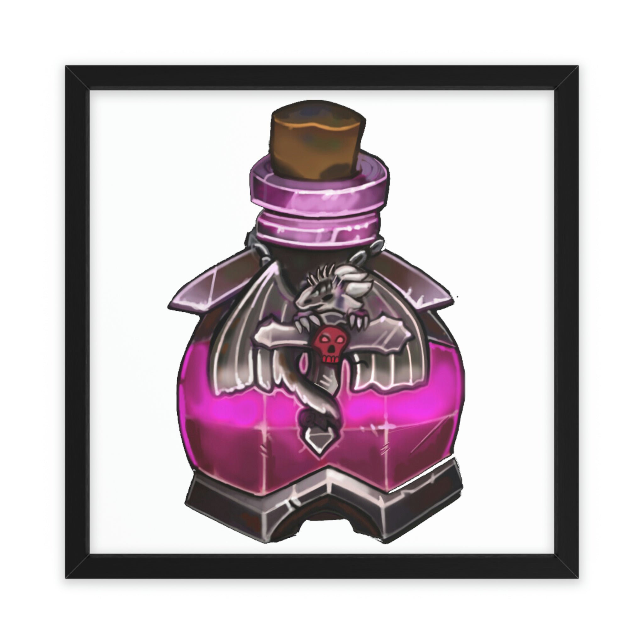 Trinx Dragon Potion Framed Poster - Wayfair Canada