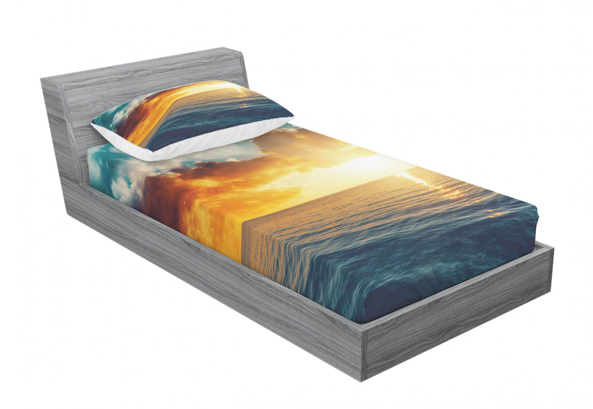 Ambesonne Majestic Sunset Sheet set | Wayfair