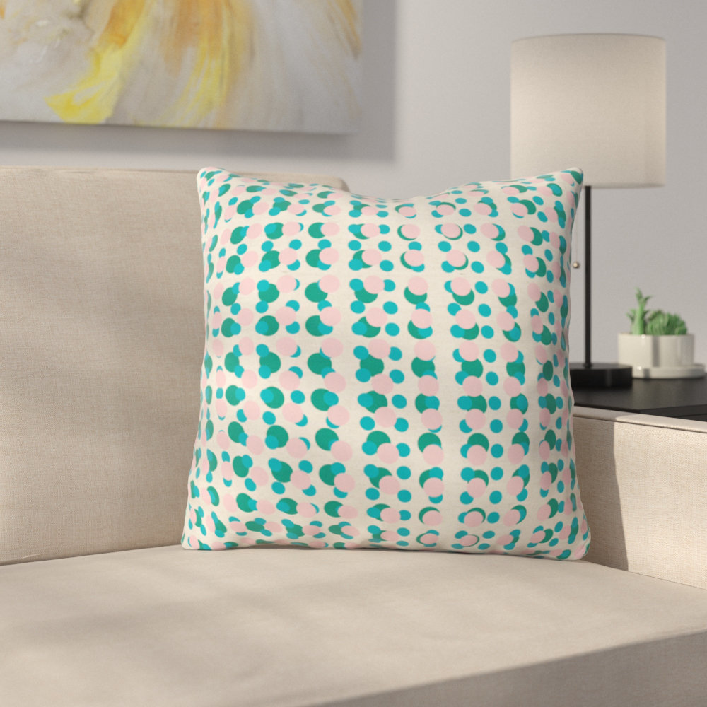 Deny Designs Digital Dot 70s Polyester Throw Pillow | Wayfair