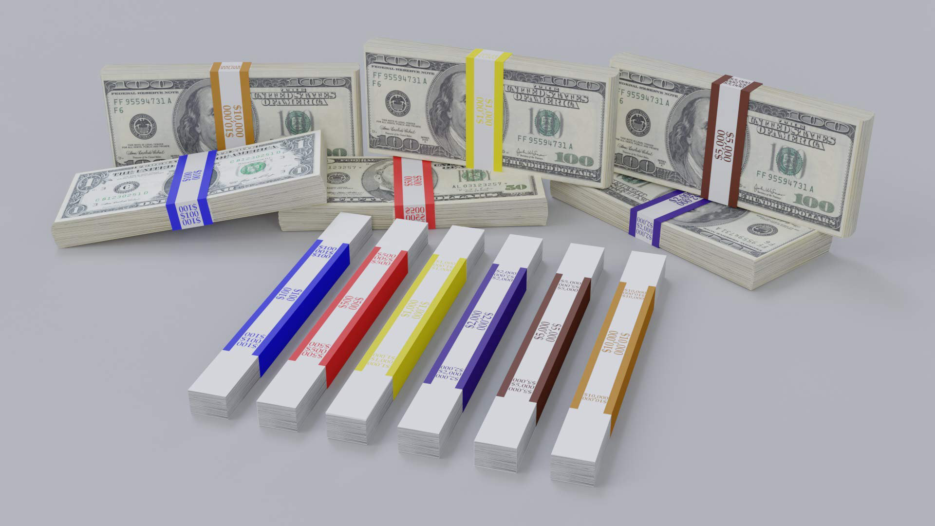 Best Deals 600 Piece Money Bands Currency Wrappers Set - Wayfair Canada