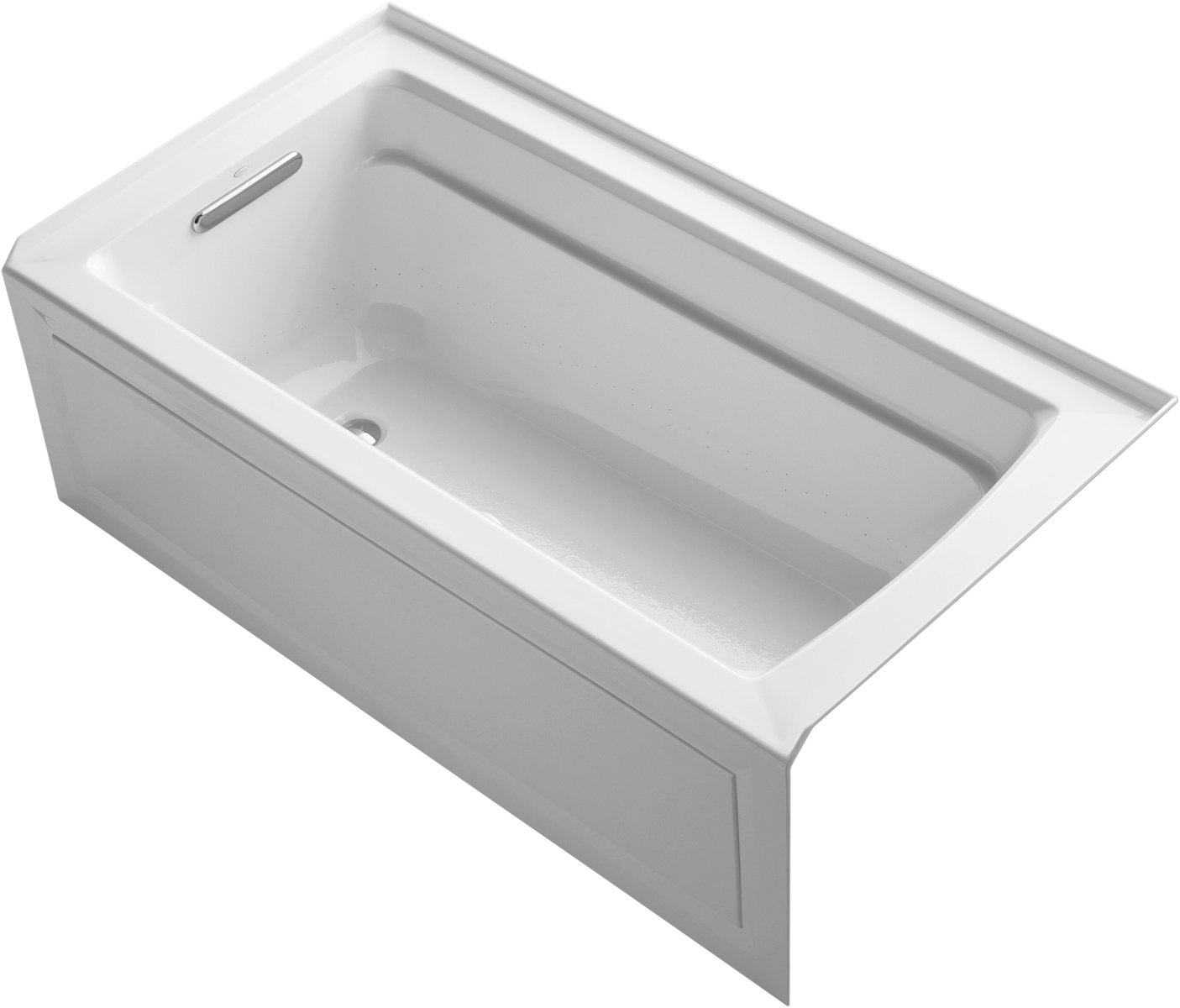 Kohler Archer® 60" x 32" Alcove Air Acrylic Bathtub with Heater | Wayfair