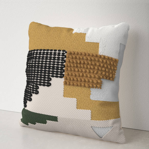 Raku Hand Tufted Wool Ivory/Black Rug & Reviews | AllModern