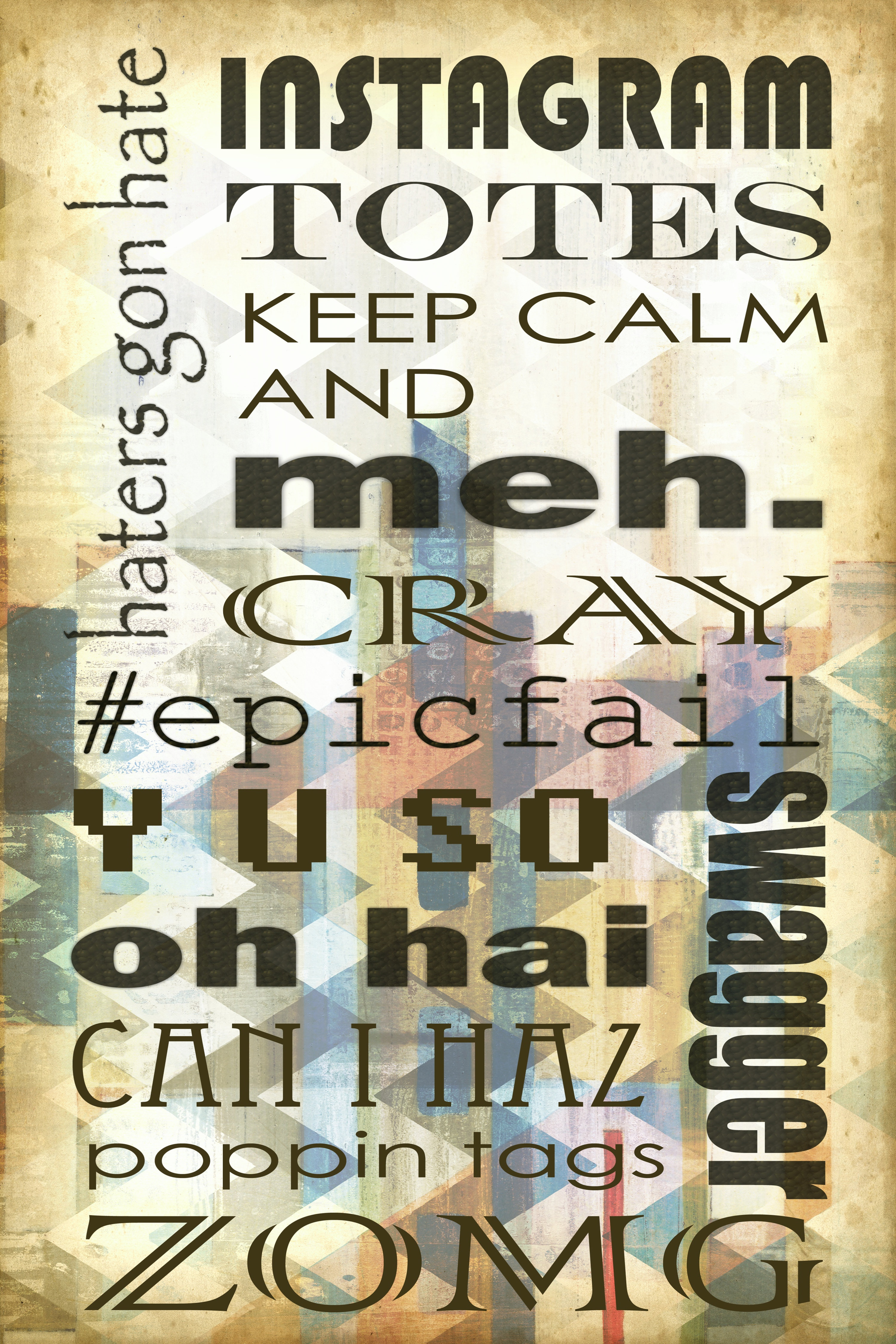 Happy Larry Urban Chevron Phrases II | Wayfair.co.uk