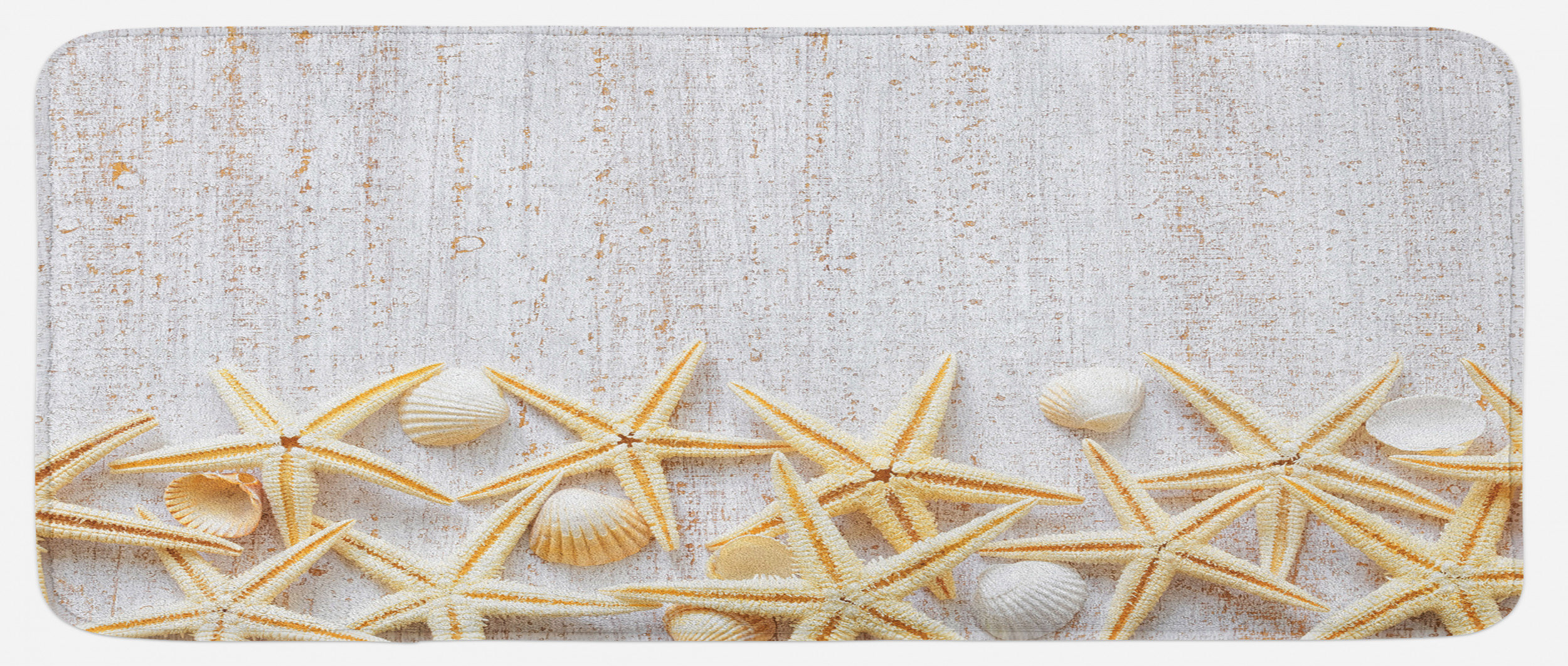 East Urban Home Seashells Kitchen Mat | Wayfair