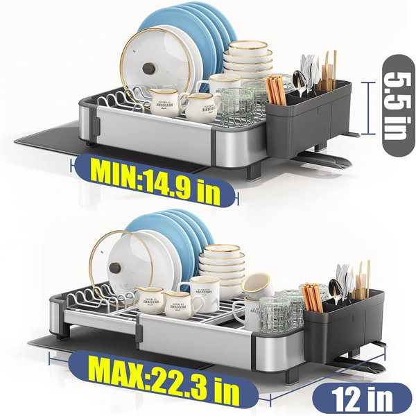 YITAHOME Adjustable Dish Rack | Wayfair