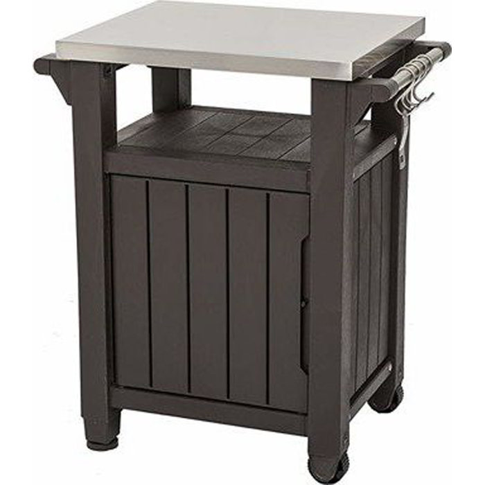 Keter Unity BBQ Side Table Brown | Wayfair.co.uk