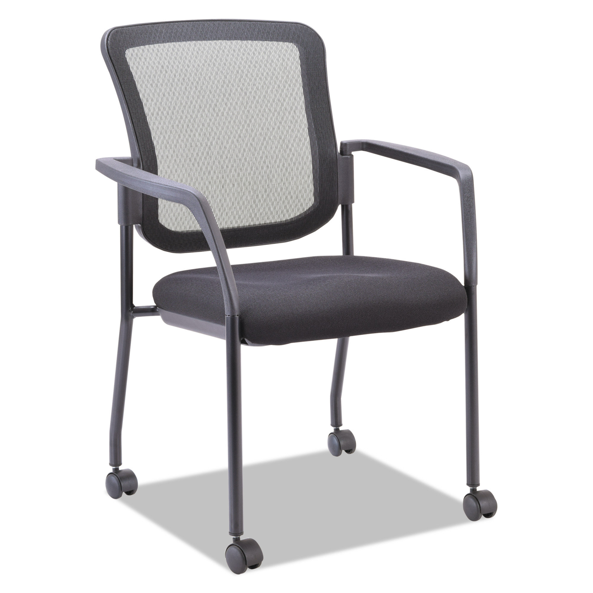 Alera® 26" W Stackable Mesh Seat Waiting Room Chair with Metal Frame ...