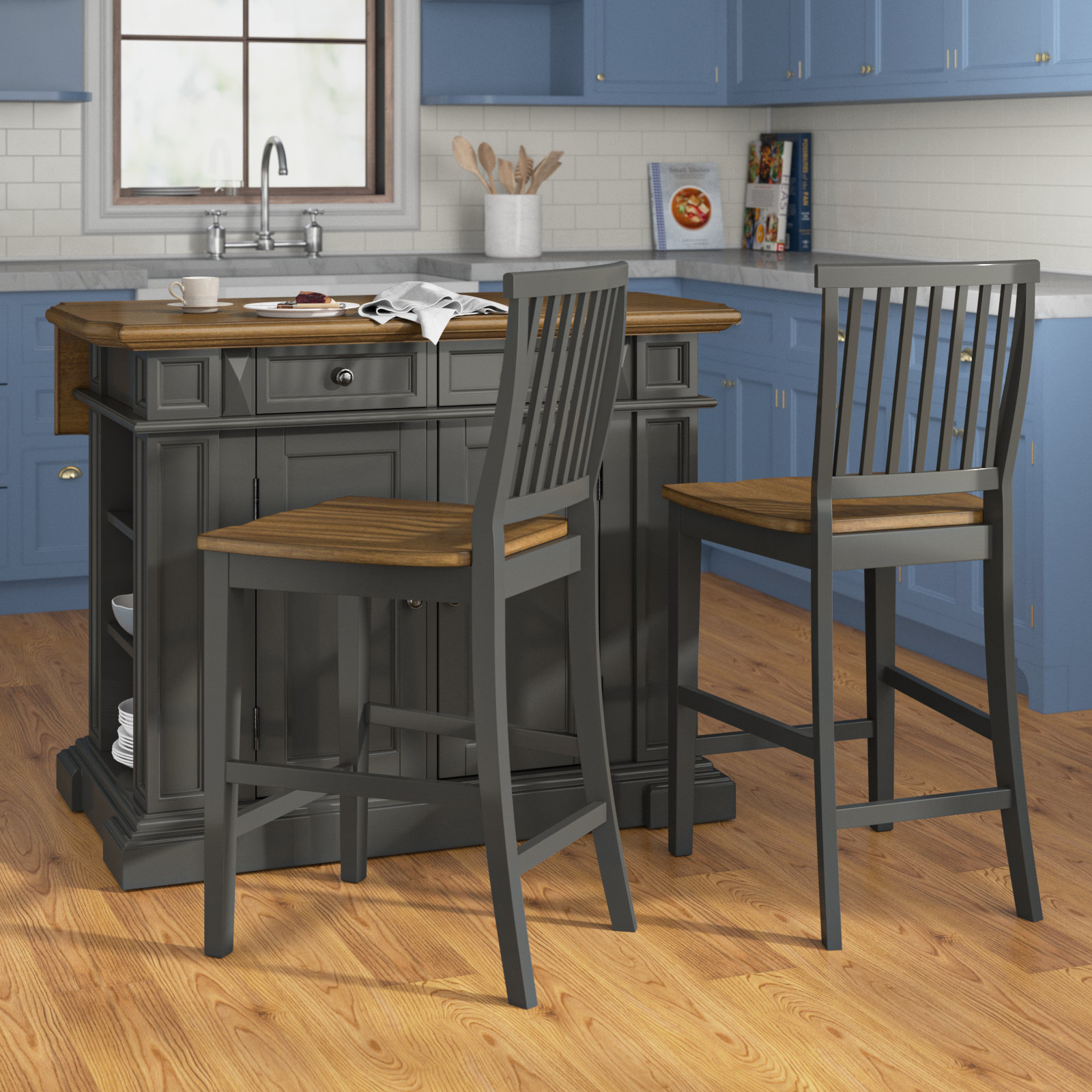 Lark Manor™ Aamyah Kitchen Island Set & Reviews - Wayfair Canada
