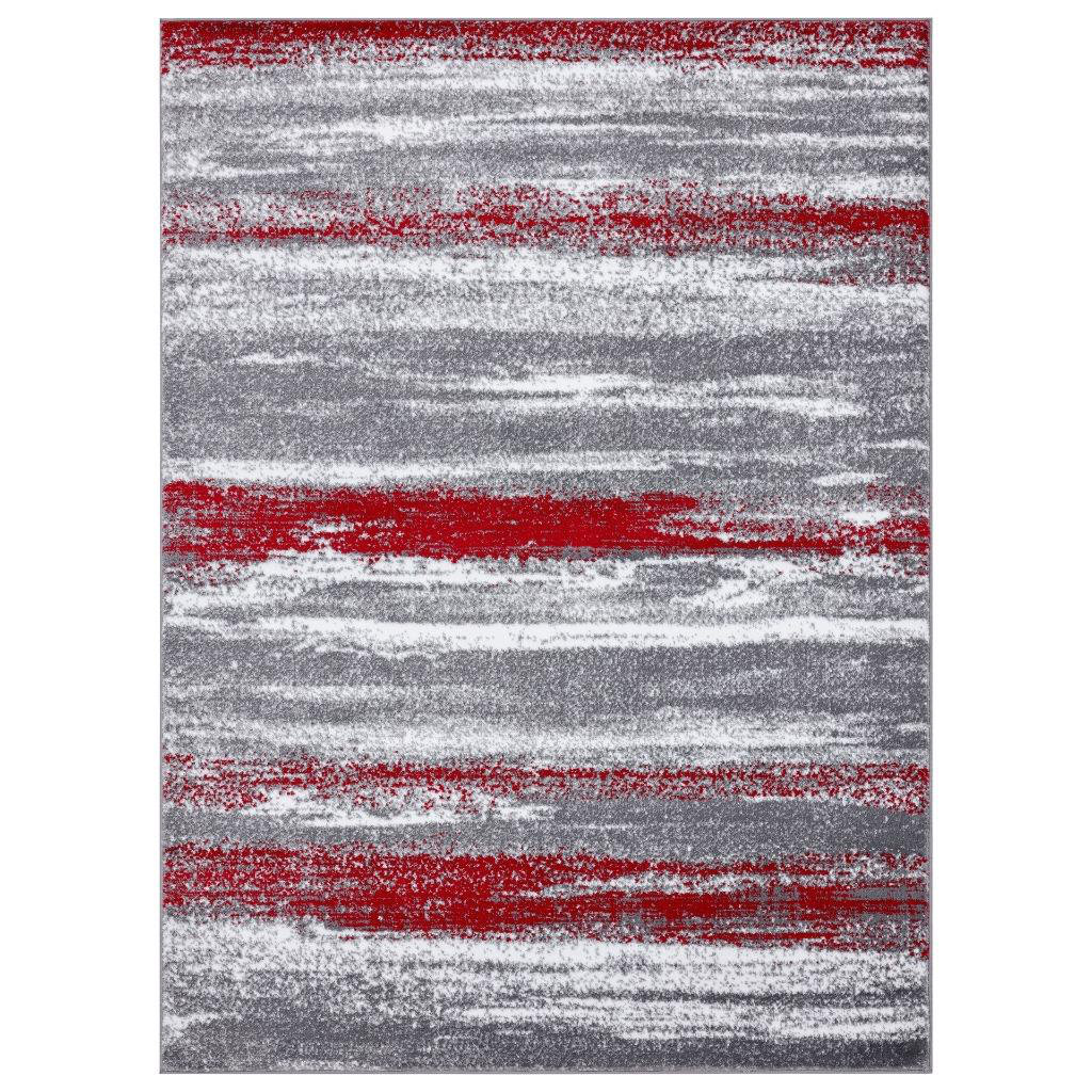 Luxe Weavers Rug – Modern Abstract Area Rug, 9085 Red 9x12 | Wayfair