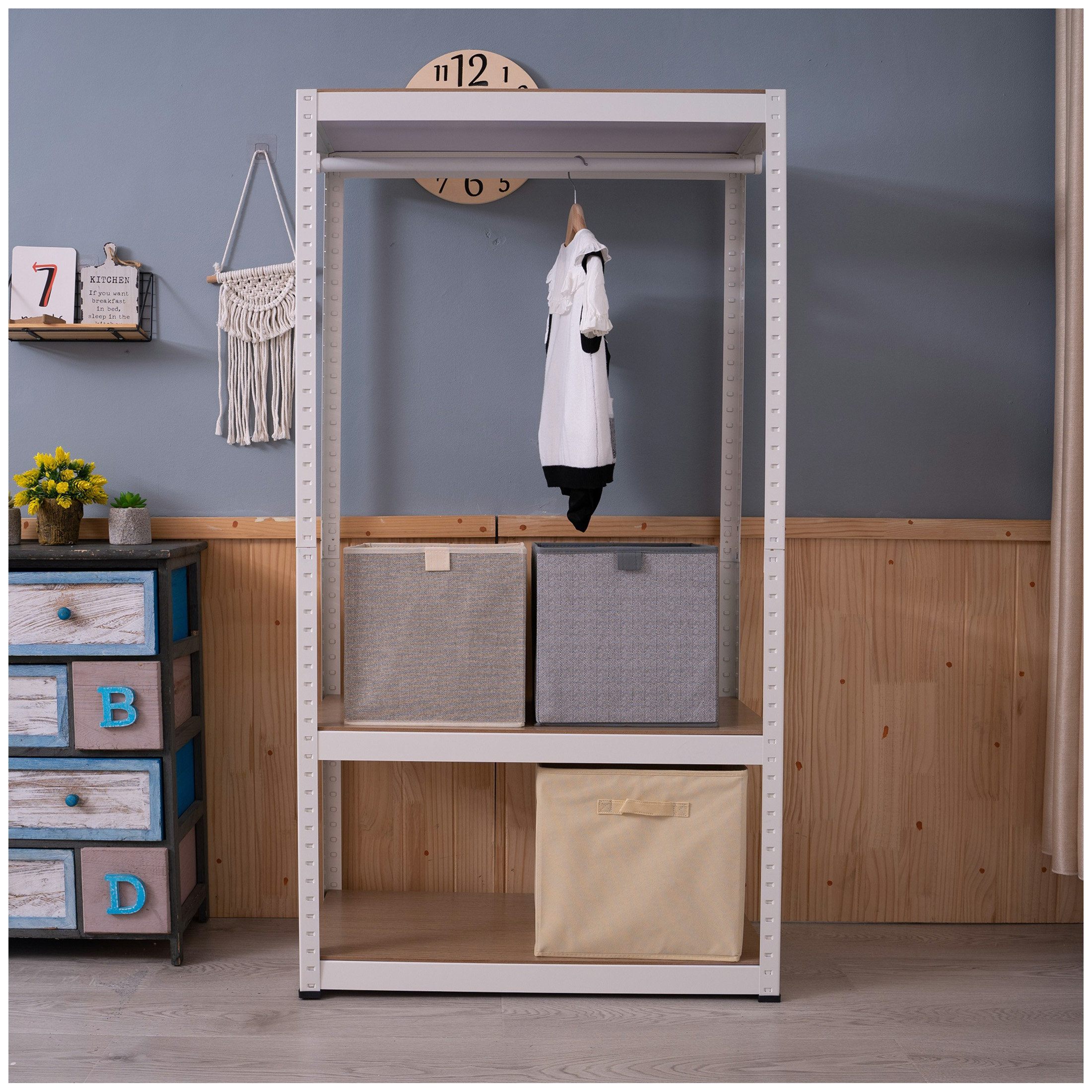 Ebern Designs Support à vêtements robuste, support à vêtements ...