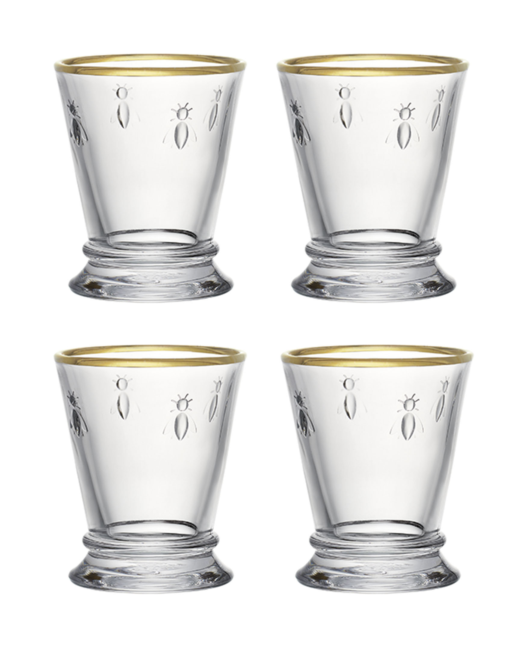 La Rochere Napoleon 4 - Piece 10oz. Glass Drinking Glass Glassware Set ...