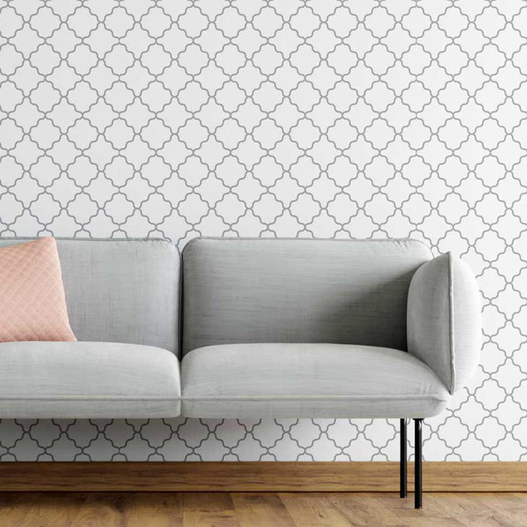 Ebern Designs Timir Peel & Stick Geometric Roll | Wayfair