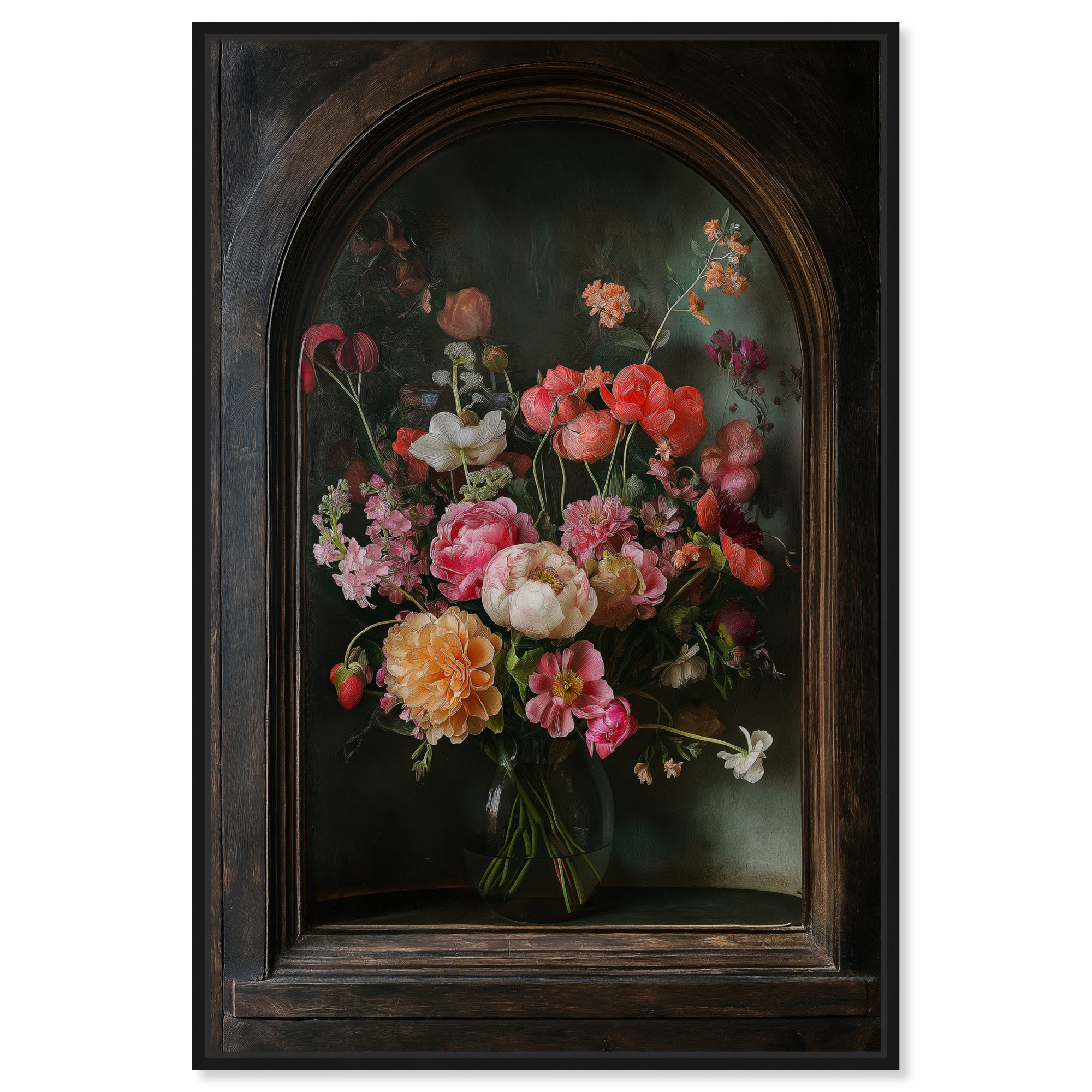Art Remedy Fleeting Elegance Canvas Gothic Floral Art by Art Remedy ...