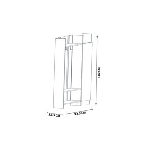 Bless international Hall Tree 36.7'' Wide with Shoe Storage | Wayfair