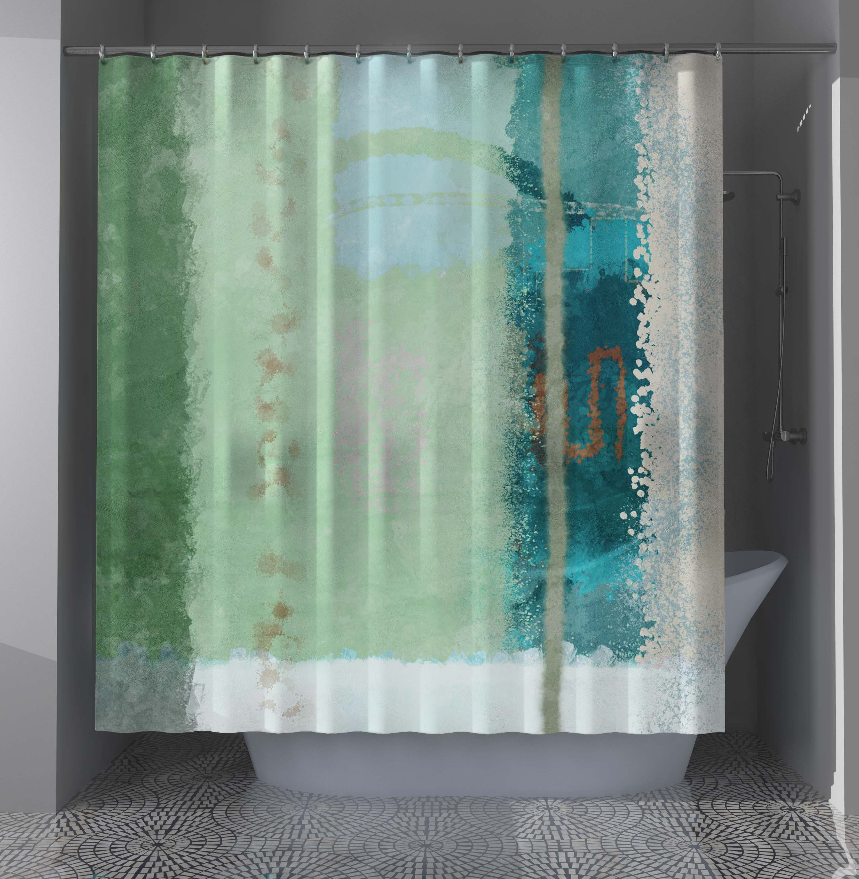 East Urban Home Slick Amazing Designer Shower Curtain | Wayfair