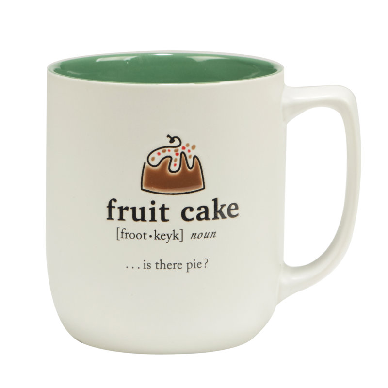 Certified International Christmas Fun Green Sayings Set of 6 Mug 16 oz ...