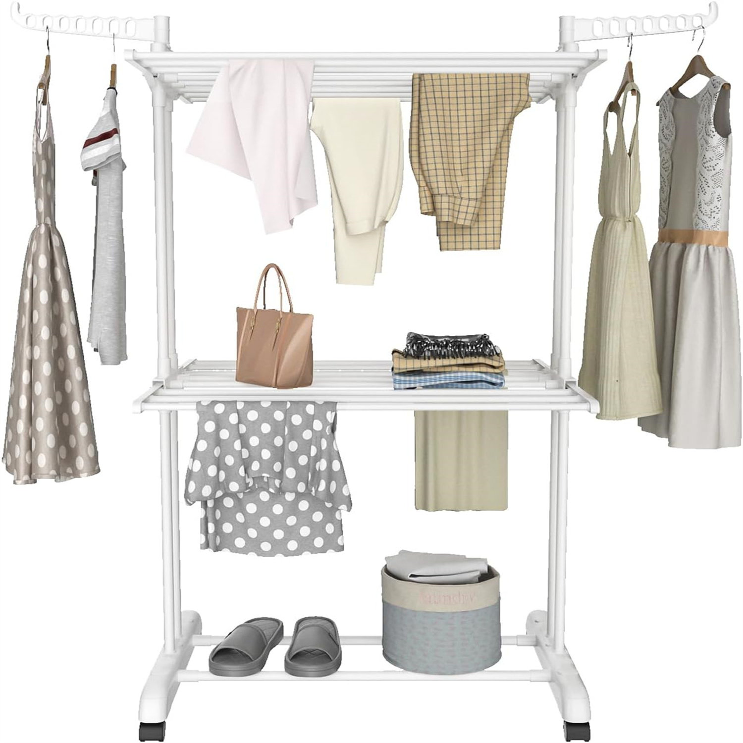 Rebrilliant Stainless Steel Foldable Standard Drying Rack | Wayfair