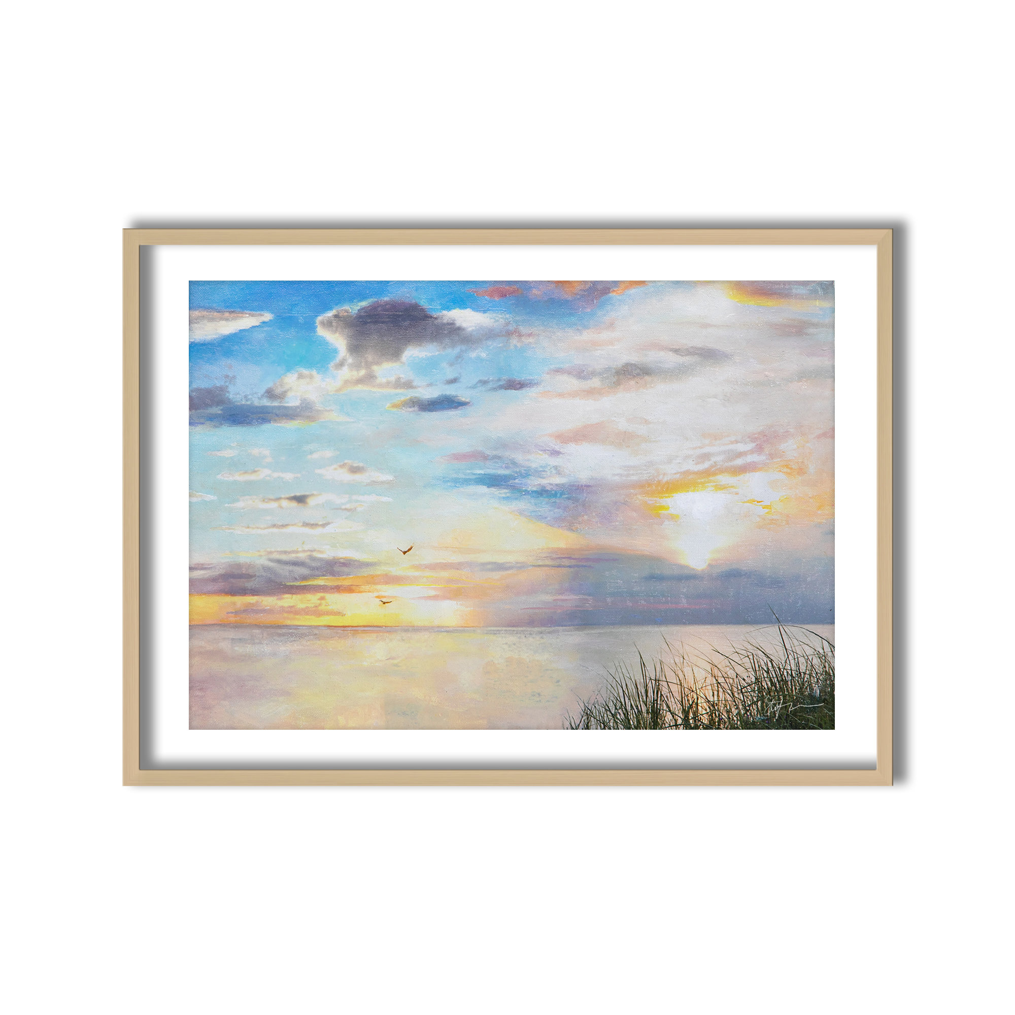 R2H Modern Nature Inspired A New Dawn by Stefanie Bales - Framed ...