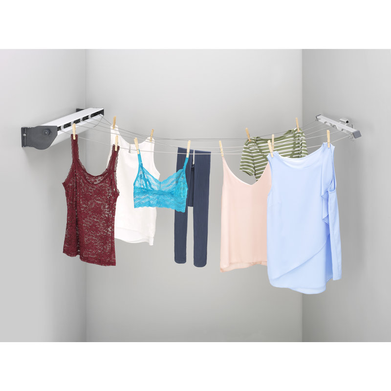 Rebrilliant 5-Line 36.61" Retractable Clothesline | Wayfair