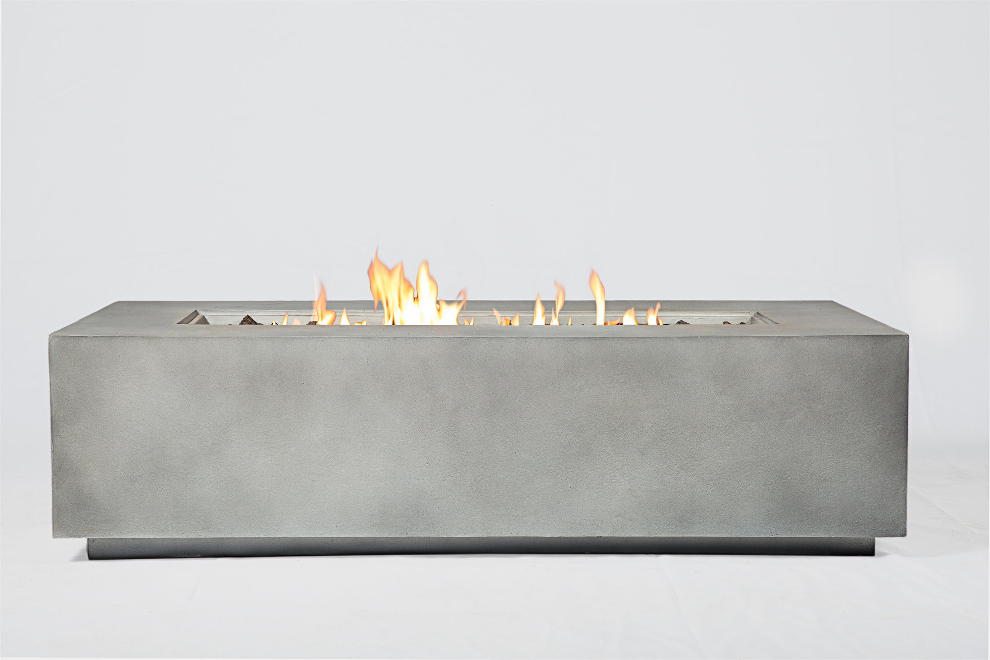 ALPHANEO Concrete Propane Outdoor Fire Pit Table | Wayfair
