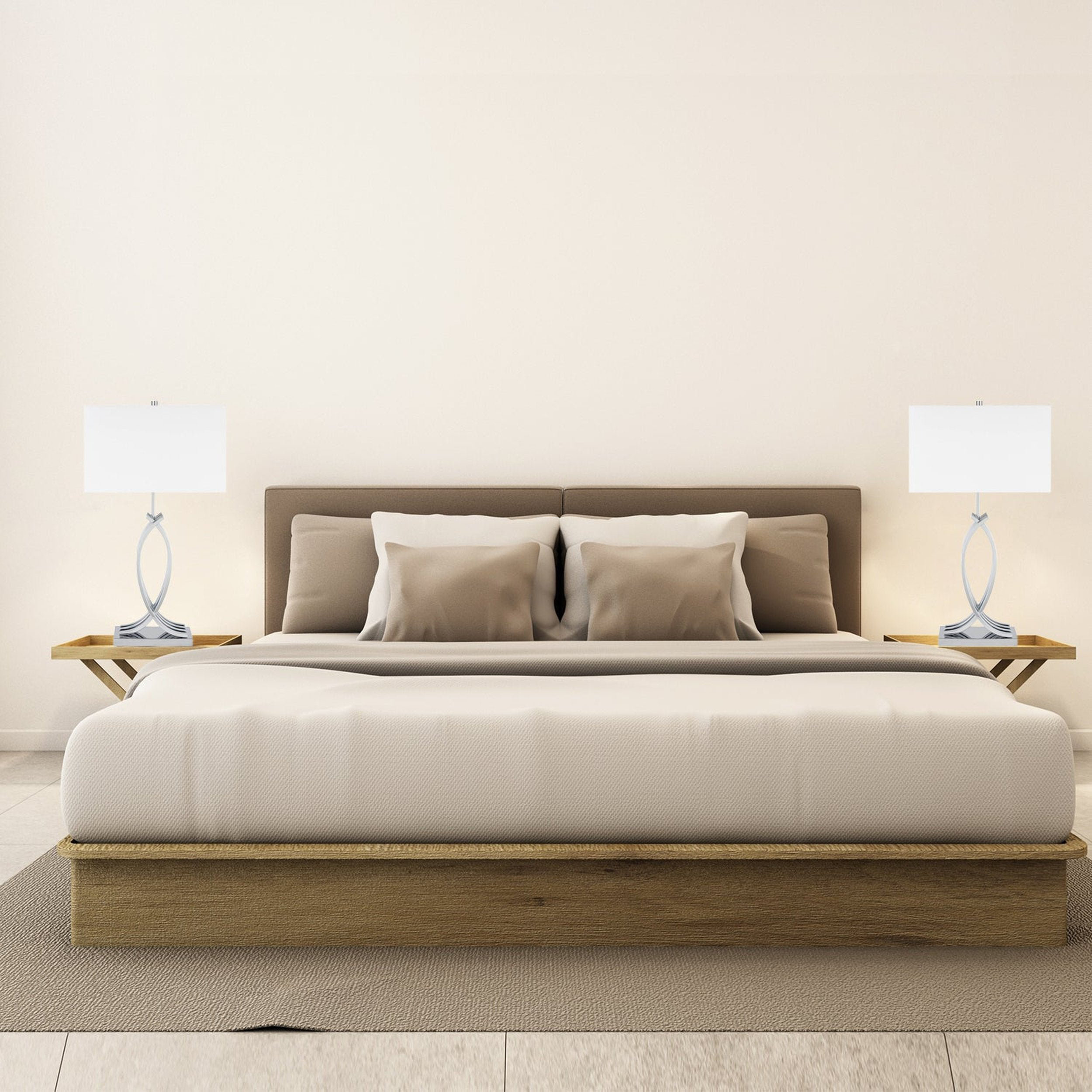 Orren Ellis Rondon 28" Metallic Standard Table Lamp - Wayfair Canada