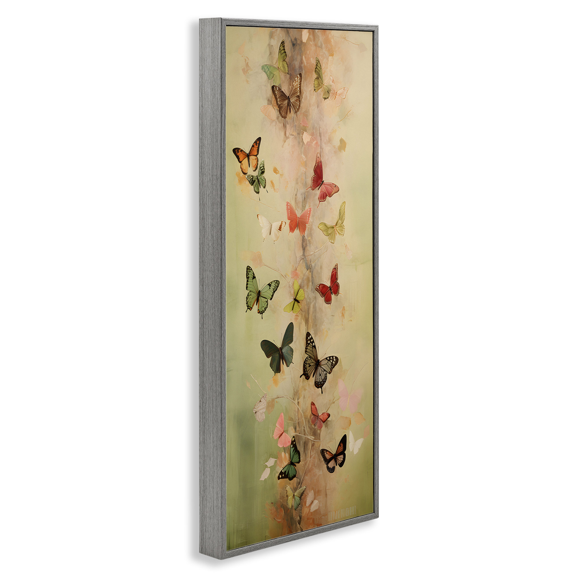 Stupell Industries Neutral Butterfly Tower Giclee Art by Petal Prints ...
