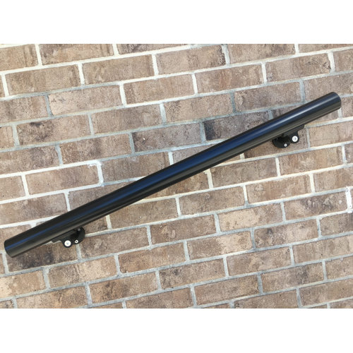Aress 14 Foot Black Aluminum Handrail Kit | Wayfair