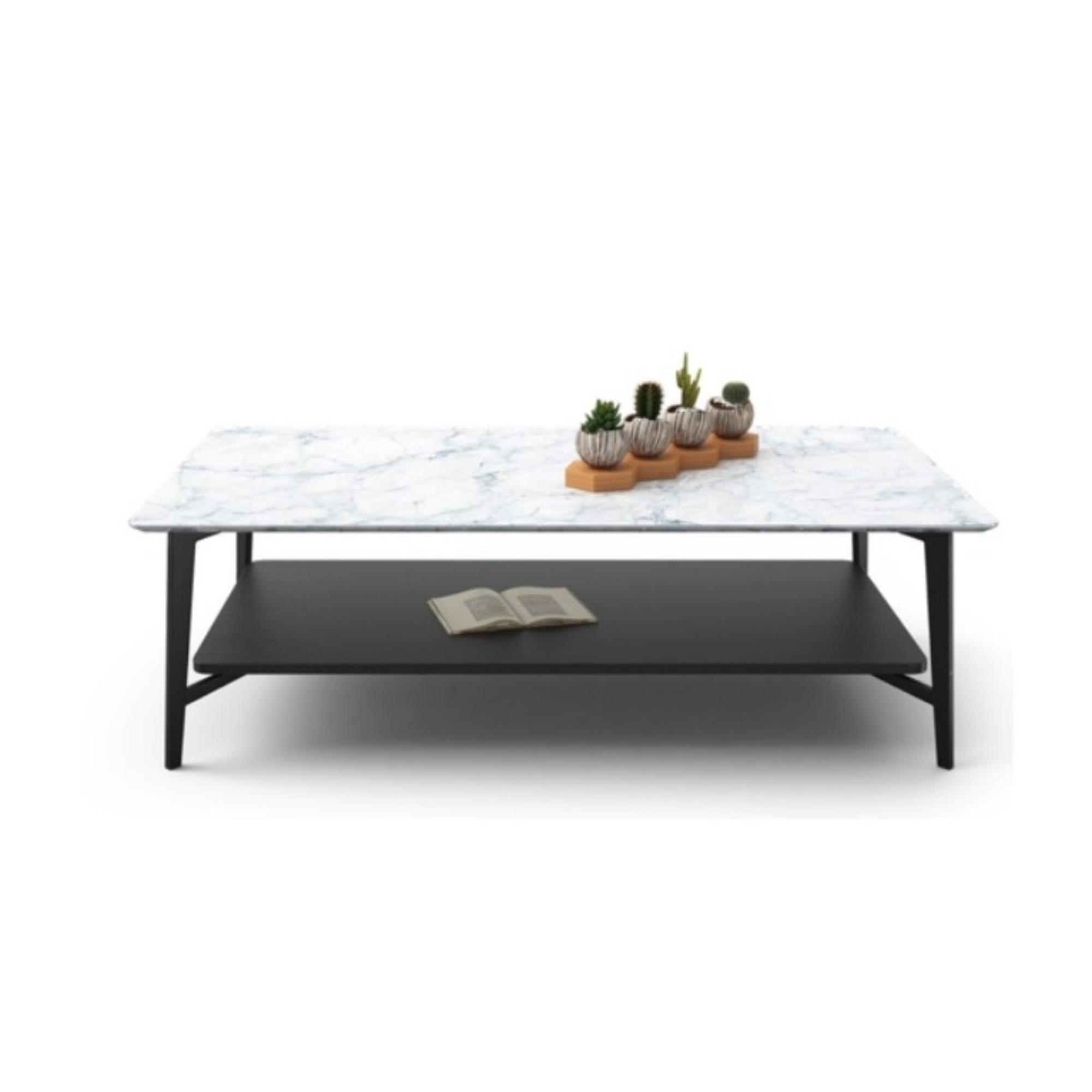 Ivy Bronx Coffee Table Rectangular Center Table for Living Room Open ...