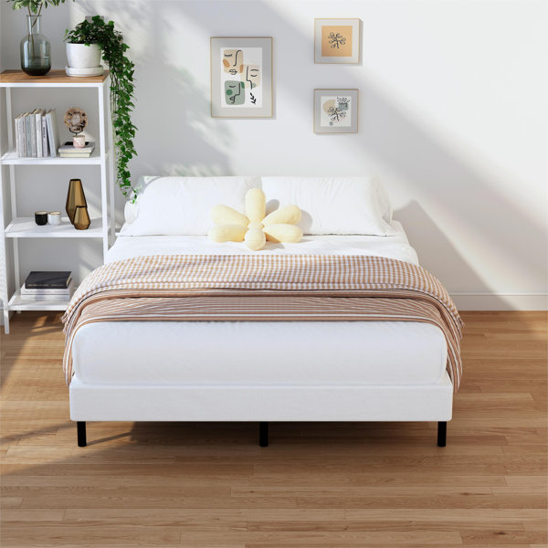 Alwyn Home 4 Inch Box Spring with Fabric Cover, 3000 lbs Metal Mattress ...