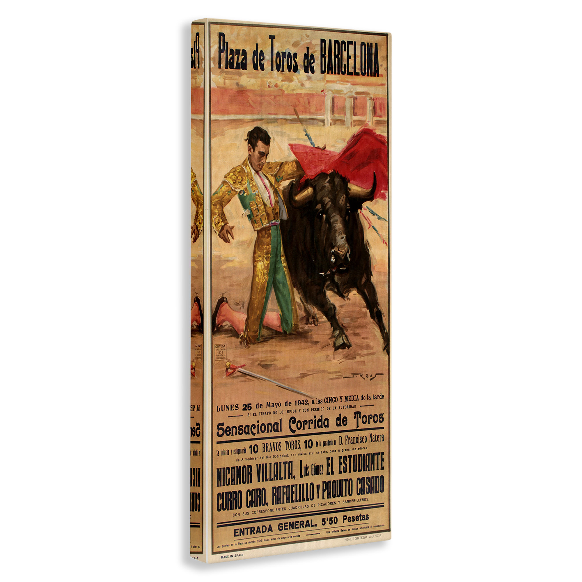 Lark Manor™ Classic Rodeo Poster Canvas Wall Art, design by Marcus ...