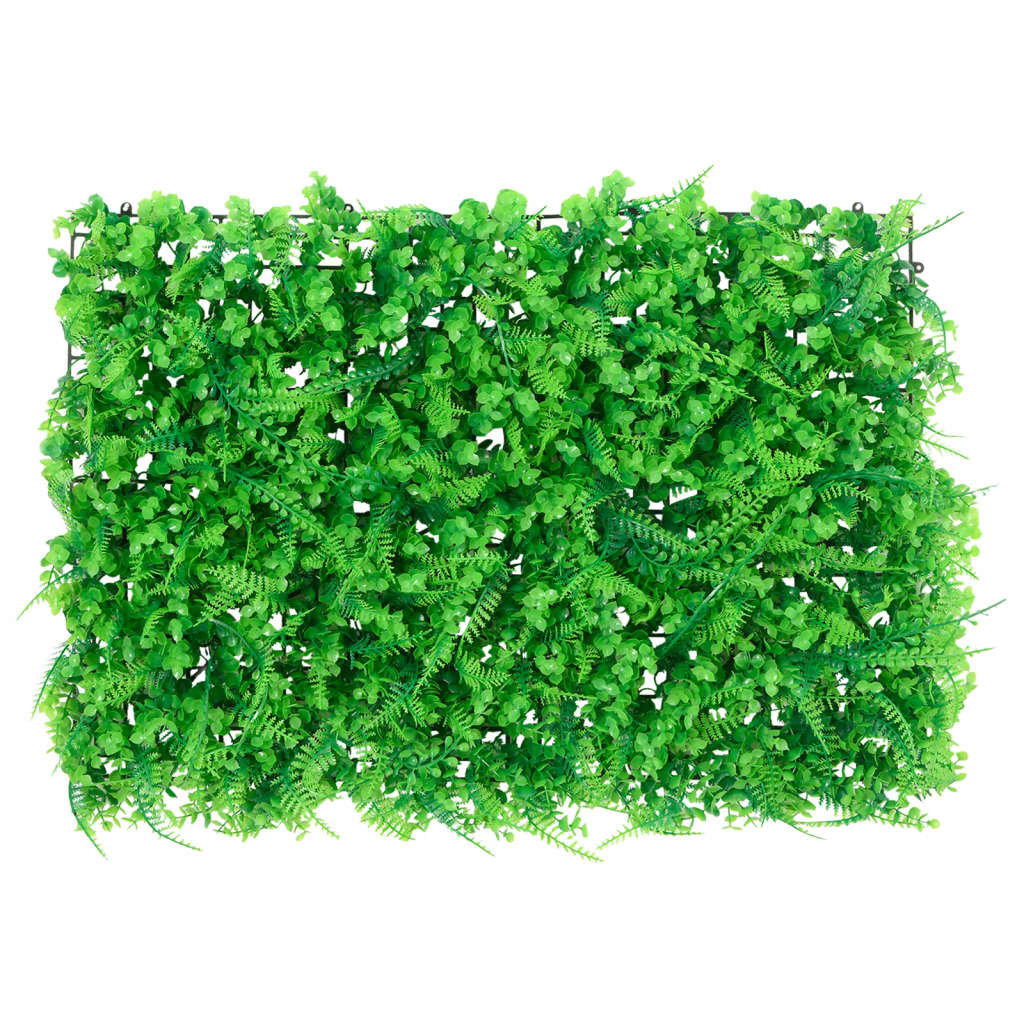 Lily Manor Artificial Fern Leaf Fence 6 Pcs Green 40X60 Cm | Wayfair.co.uk