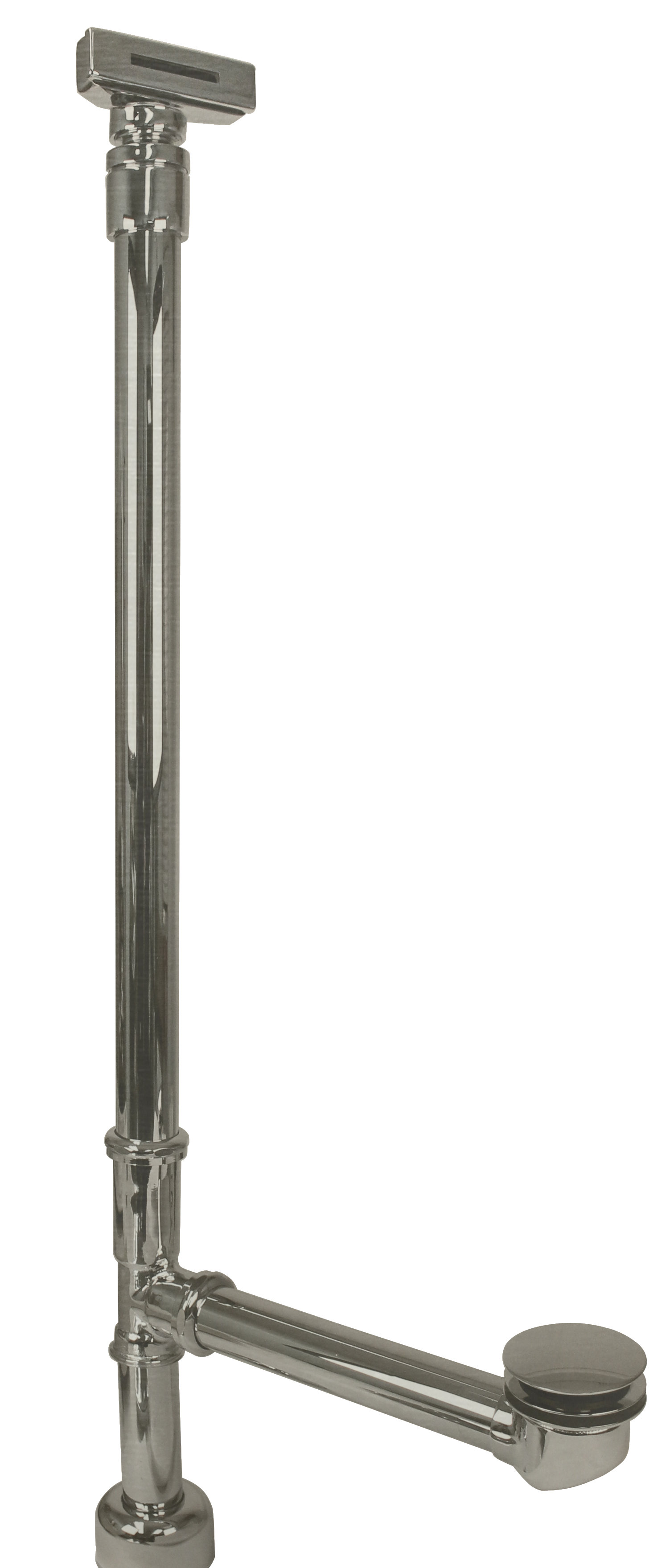 Westbrass 22"17 ga. Fully Finished Tip-Toe Bathtub Leg Drain Assembly ...