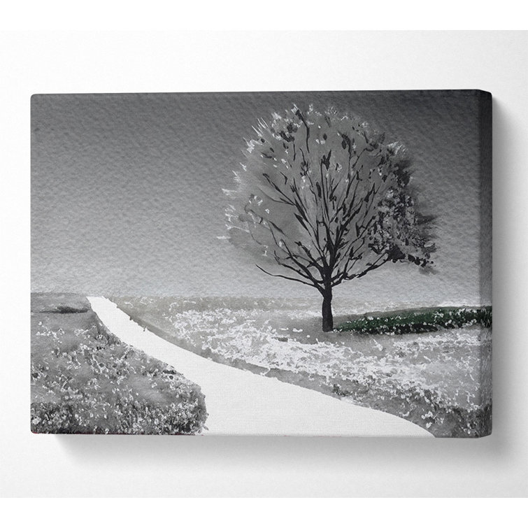ClassicLiving Summers Day Black And White - Wrapped Canvas Art Prints ...