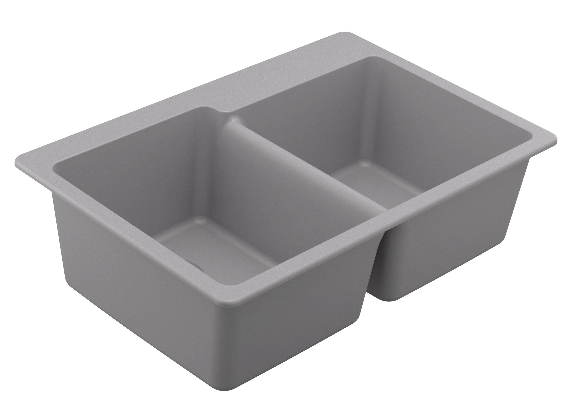 Moen Host 33-Inch Wide x 9.5-Inch Deep Dual Mount Granite Double Bowl ...