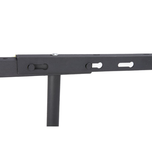 Alwyn Home Adjustable Metal Bed Frame with Center Support Rail, Support ...