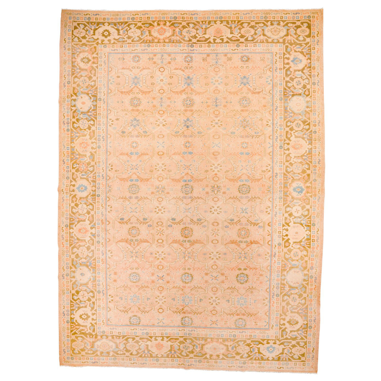 Home and Rugs One-of-a-Kind 9'8'' x 13'3'' 1990s Area Rug in Beige/Blue ...